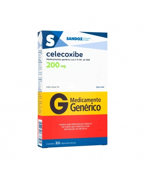 CELECOXIBE 200MG 30CAPS C1* SANDOZ | RIOMED DISTRIBUIÇÃO